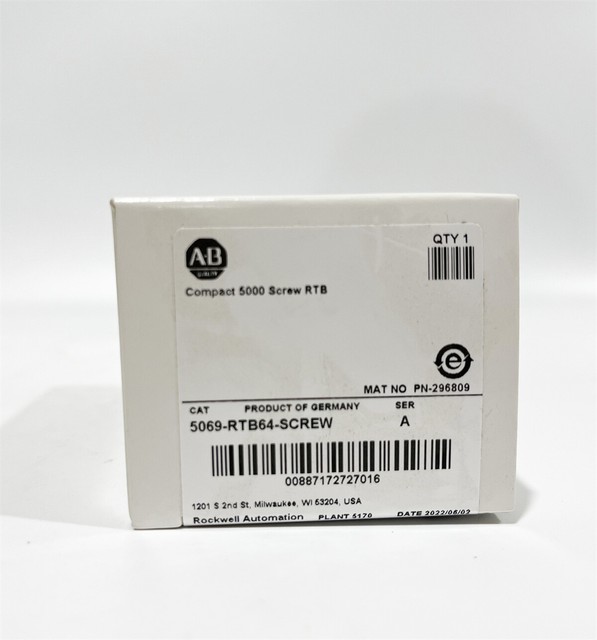 Allen-Bradley 5069-RTB64-SCREW Compact 5069 I/O 4+6 Pins Terminal for ...