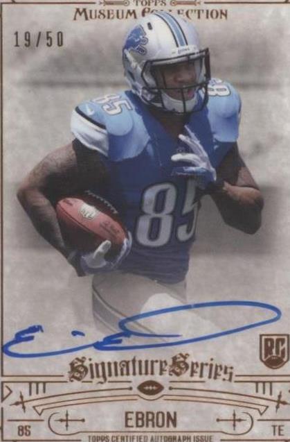 2014 Topps Museum Collection - Signature Series Autographs Eric Ebron # ...