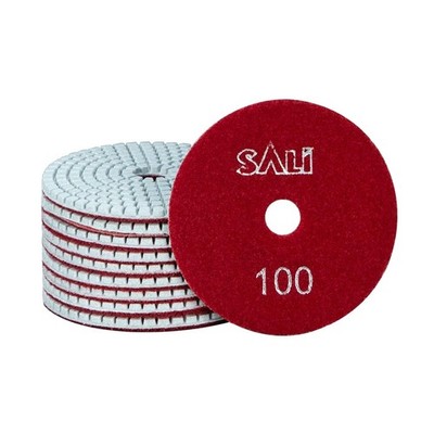 Sali 10 Pack Diamond Polishing Pads 4 Inch Wet Granite Stone Polish Pad ...