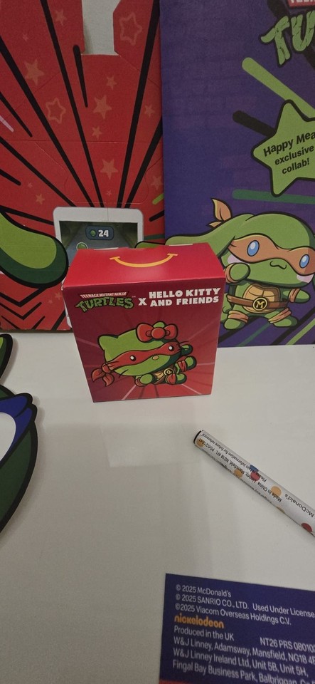 McDonalds Happy Meal 2026 Teenage Mutant Ninja Turtles Hello Kitty Toys ...