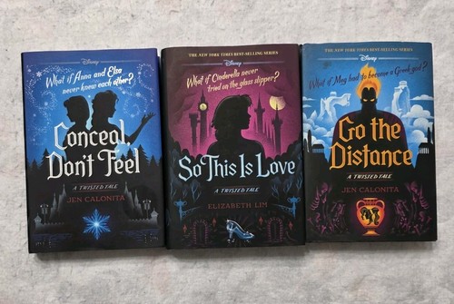 A Twisted Tale 3 Book Lot Frozen, Hercules, Cinderella 1st Edition ...