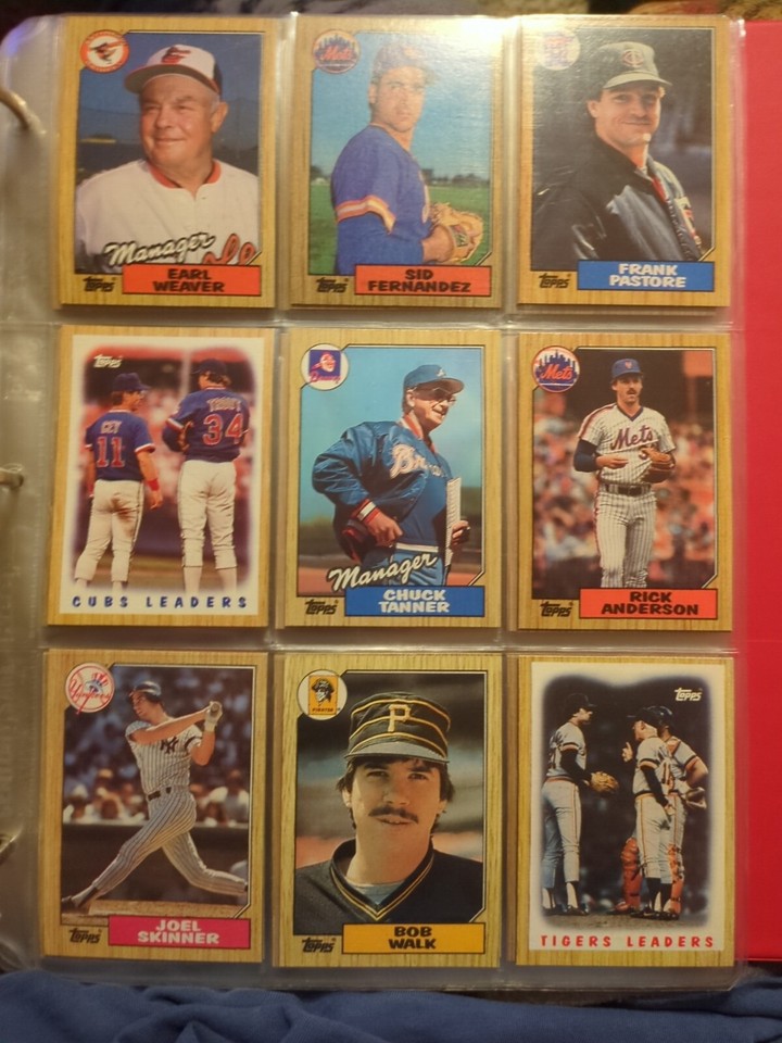 Vintage Baseball Card Lot Topps Fleer Donruss Upper Deck 80s 90s Mix | eBay