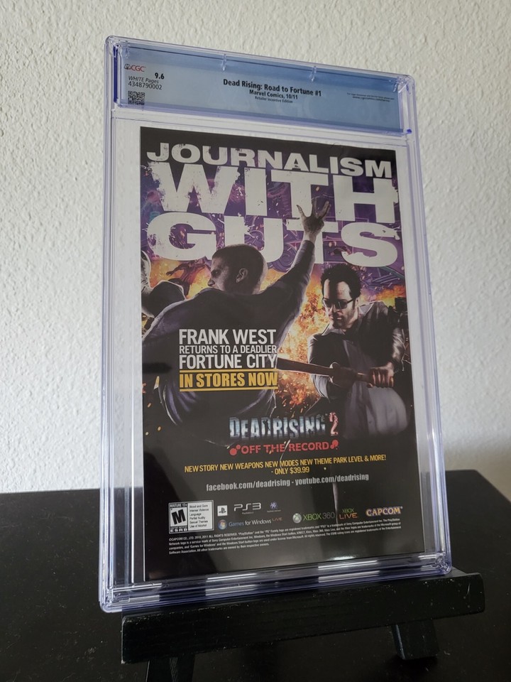 Dead Rising Road To Fortune 1 B IDW 2011 VFNM 1:10 Variant CGC 9.6 TOP ...