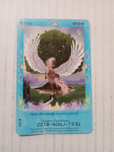 Bella Sara Treasures Nike 33/55 CCG TCG Pegasus Horse Card Pterippus ...