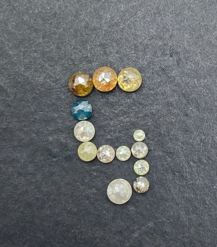 fancy diamond lot round diamond lot natural diamond mix color lot 1 ...