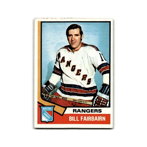 1974 Topps Bill Fairbairn New York Rangers #231 | eBay