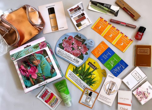 HIGH-END BEAUTY LOT 20: DLX Samples Fragrance Lips Eye FULL-SIZE Bag+ ...