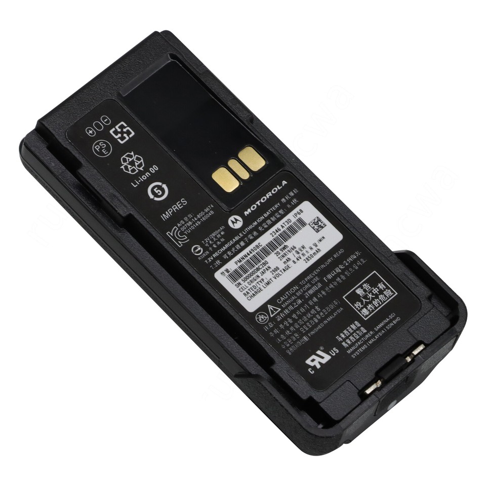 PMNN4490BC OEM Battery For Motorola Radios XIR P8668i GP328D+ GP338 ...