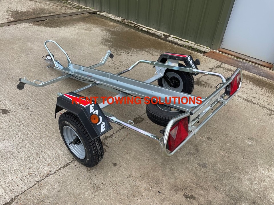 UK DELIVERY New Erde PM310 Single Motorcycle Motorbike Bike Trailer ...