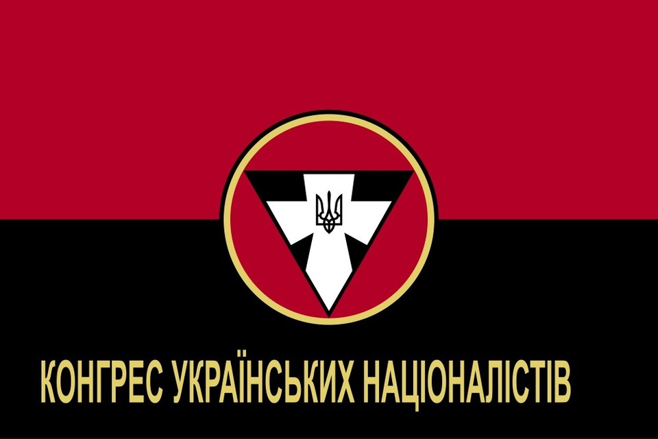Ukraine Party Flag Batkivschina CUN National Corps UPA OUN-M Svoboda ...