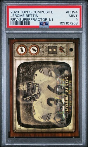 Topps Composite Jerome Bettis Retro Vision Superfractor 1/1 Case Hit ...