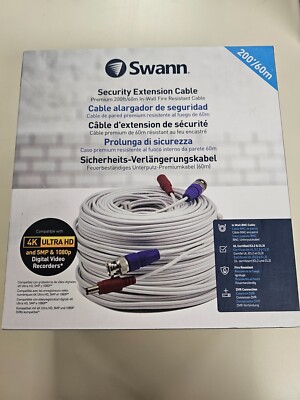 Swann A60ULCBLV25L 200' Security Extension Cable NEW | eBay