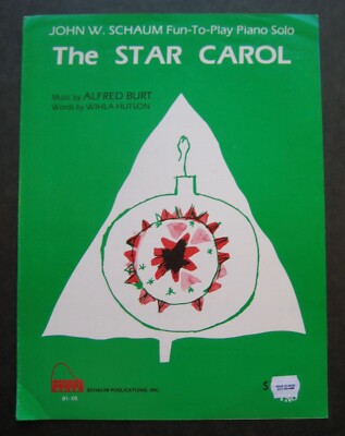 The Star Carol by Alfred Burt and Wihla Hutson sheet music | eBay