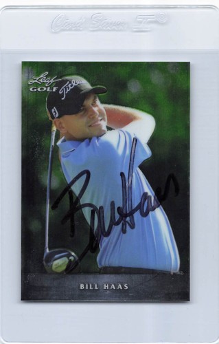 2011 Leaf Golf #M-BH1 Bill Haas Signed Auto *J8938 | eBay