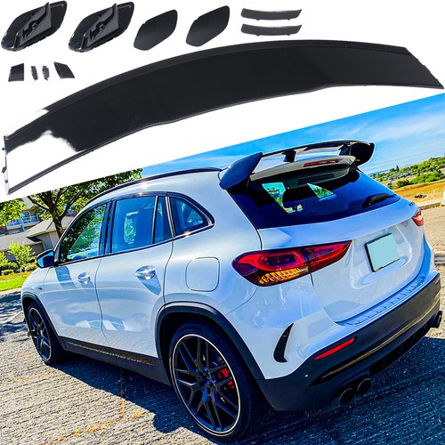 For 2020- Mercedes Benz GLA H247 Black Trunk Lip Spoiler Wing | eBay