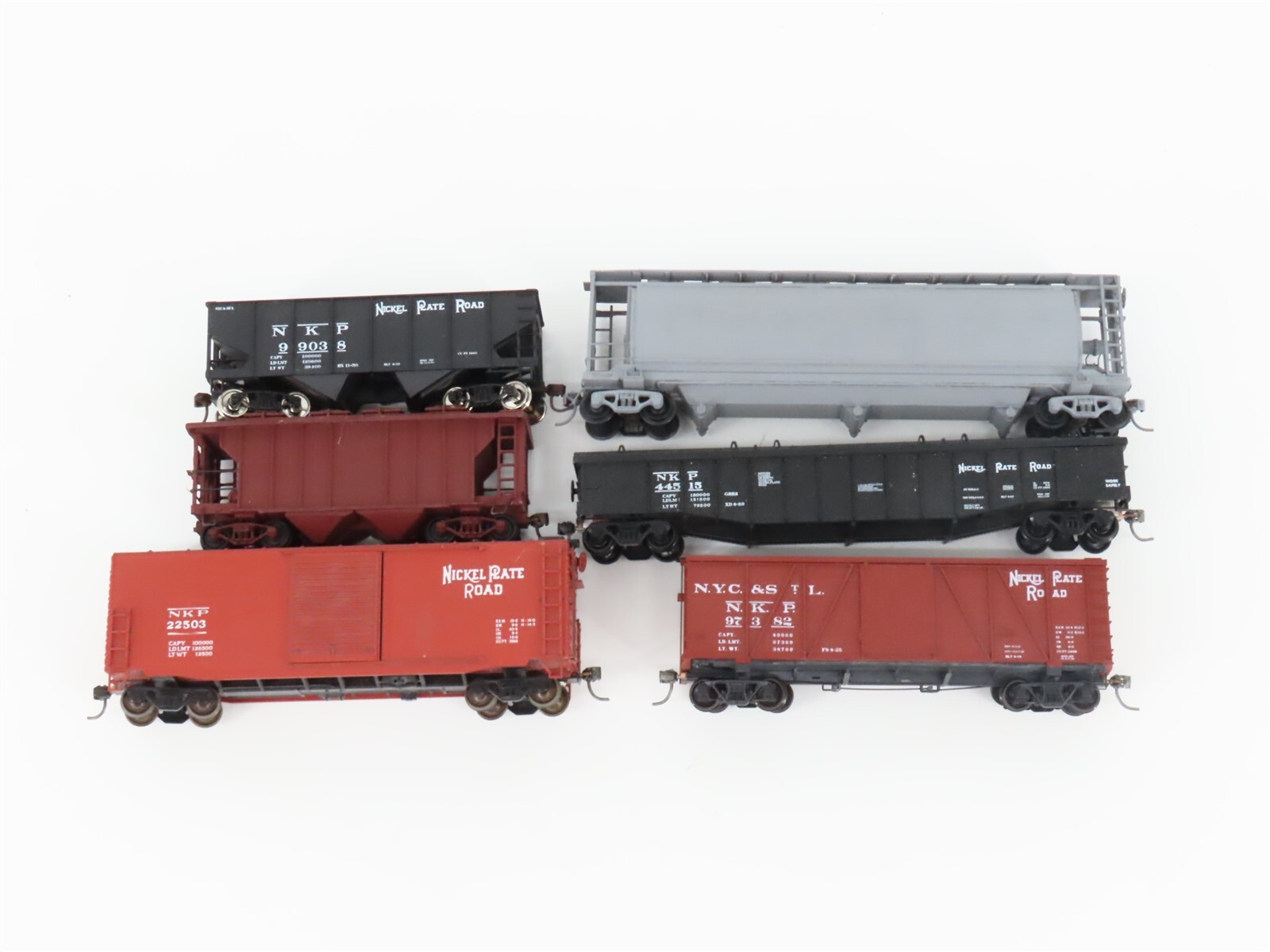 LOT of 6 HO Accurail, Athearn, & Front Range NKP Nickel Plate Road ...