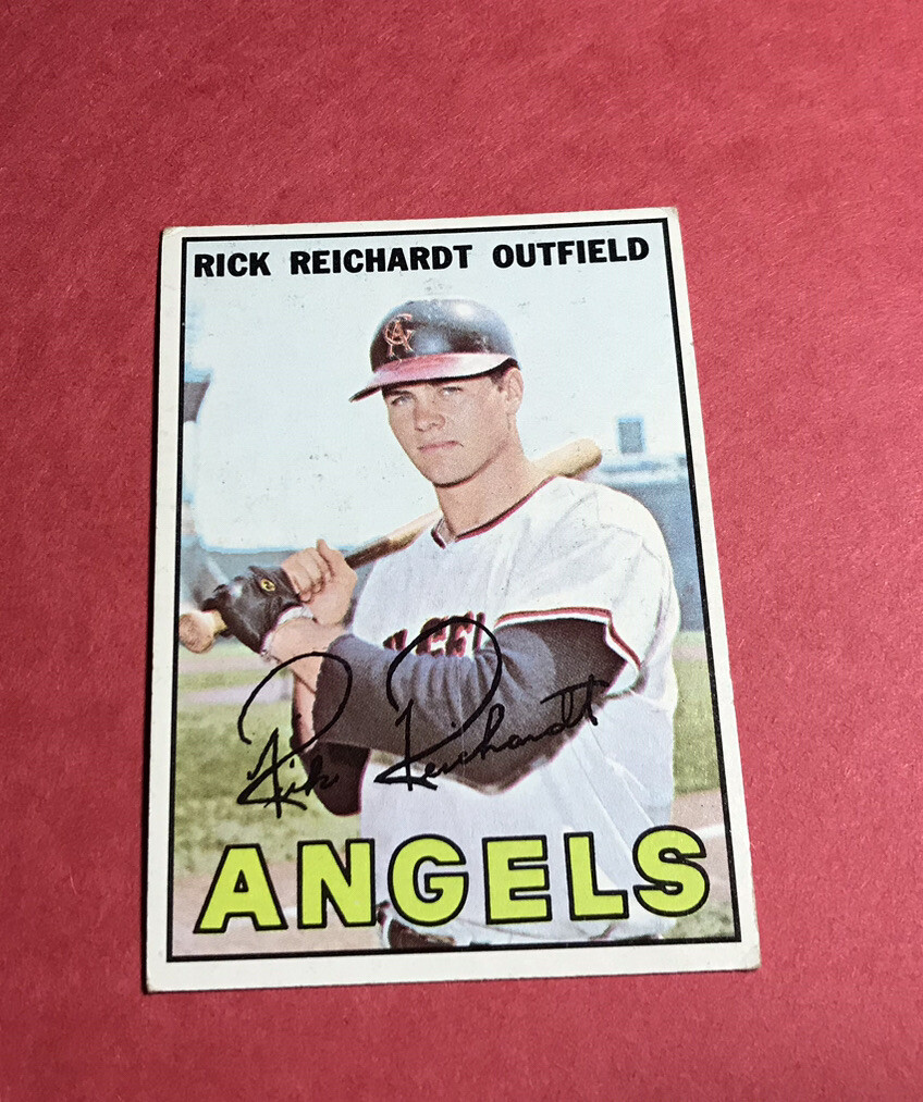 Rick Reichardt 1967 Topps Baseball #40 No Creases Angels | eBay