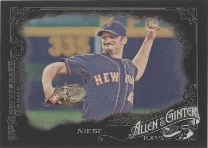 2015 Topps Allen & Ginter's - Jon Niese #176 X: 10th Anniversary Issue ...