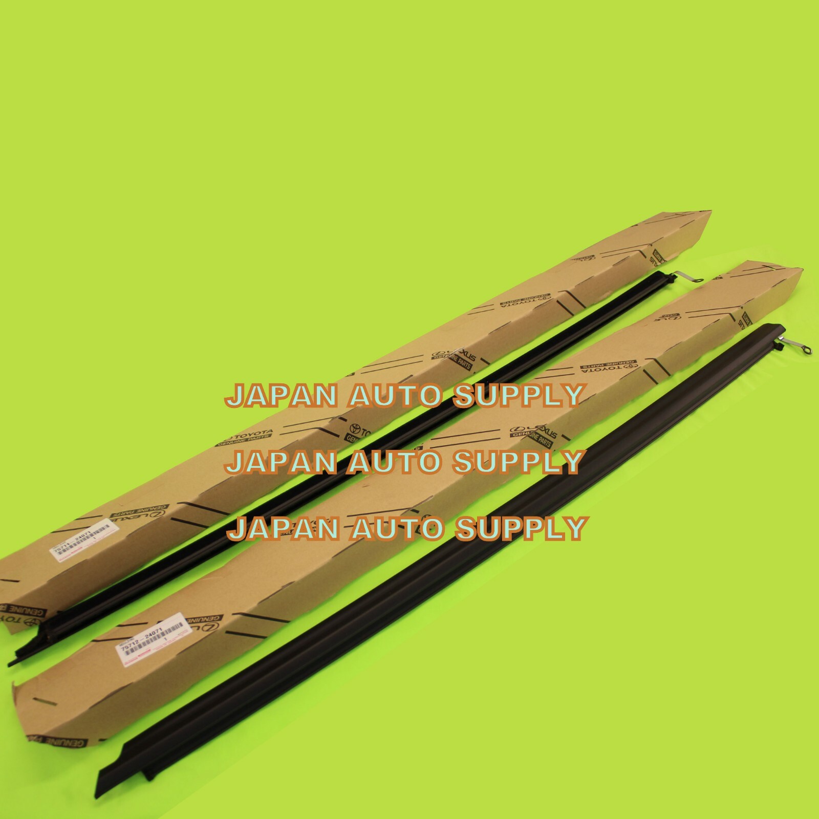 OEM GENUINE LEXUS 02-10 SC430 DRIVER + PASSENGER DOOR WEATHER STRIP ...