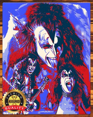Gene Simmons - Kiss - Metal Sign 11 x 14 | eBay
