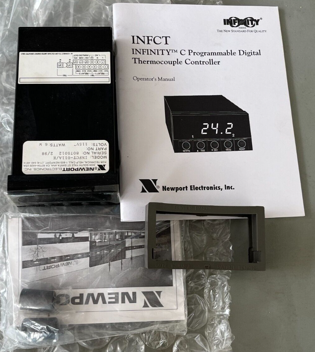 NEWPORT ELECTRONICS INC INFCT-011A/E TEMPERATURE CONTROLLER for sale ...