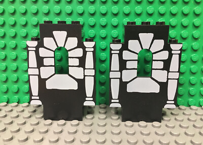 NEW LEGO 2X LOT Castle Wall Panels 2X5X6 w/ Window Stones 2 Columns ...