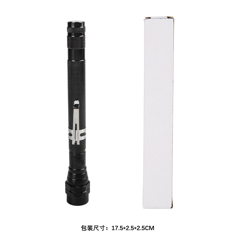 Extendable Aluminium Torch Flexible Telescopic Neck Magnetic Pick-Up ...
