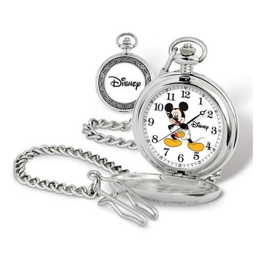 Disney Mickey Mouse with Chain Pocket Watch | eBay