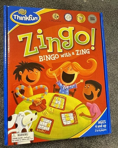 NIB Thinkfun Zingo Matching Game It's Bingo w/ Zing inc Parent Guide ...