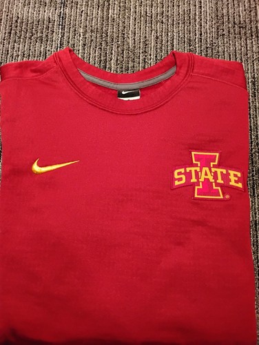Nike Iowa State Cyclones Thermal Embroidered Long Sleeve Shirt Men's ...