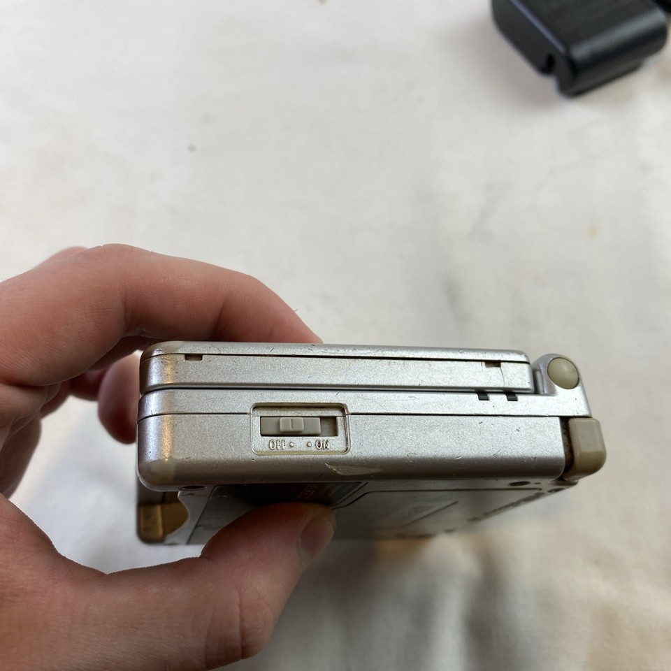 Gameboy Advanced sp GBA Platinum Silver Ags-001 Tested US Model | eBay