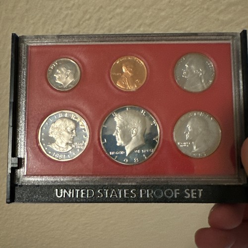 1981 S Proof Set Original Box 6 Coins Type 1 | eBay