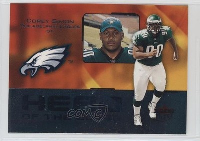 2001 Fleer Ultra Head of the Class Blank Back Corey Simon #24HC | eBay