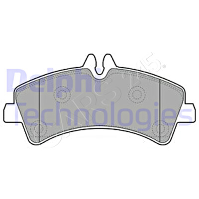 DELPHI Disc Brake Pad Set For MERCEDES VW MITSUBISHI Sprinter 30-50 ...