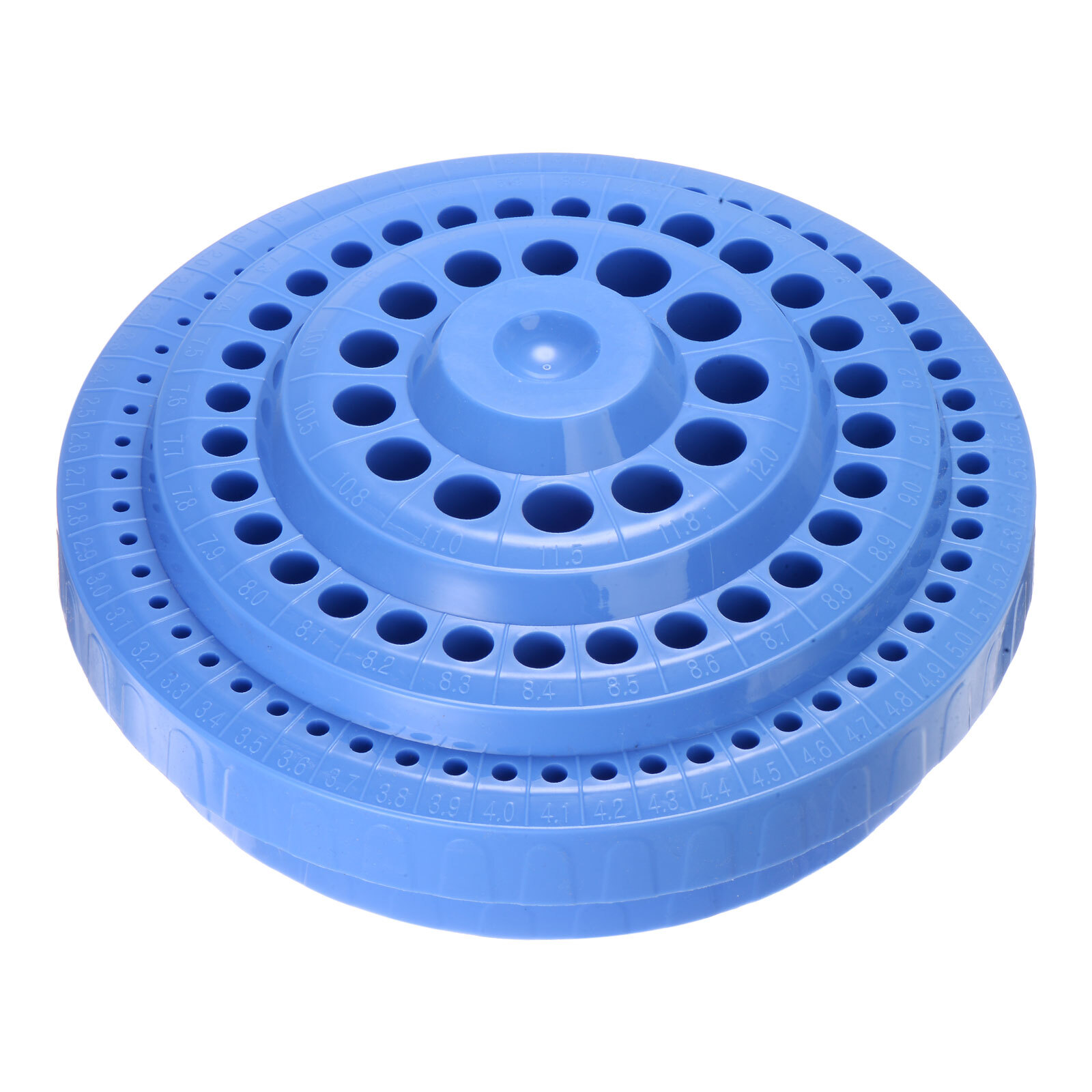 Rotating Burring Holder 100 Holes 360° Round Mandrel Drill Holder, Blue ...