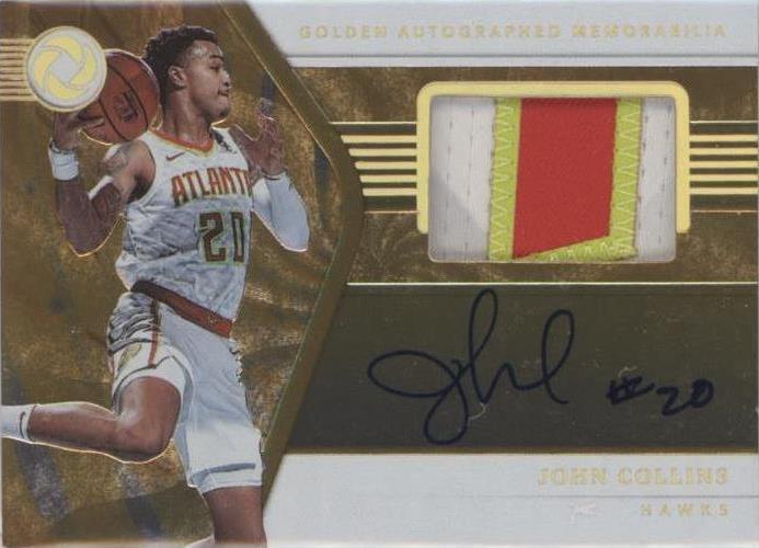 2018-19 Panini Opulence - Golden Autographed Memorabilia John Collins # ...