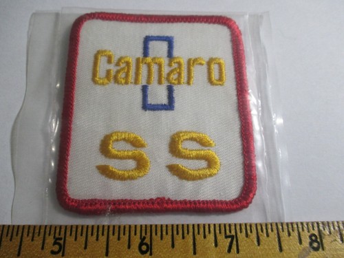 Camaro SS Patch Chevy Muscle Pony Car GM Chevrolet Hot Rod Vintage ...