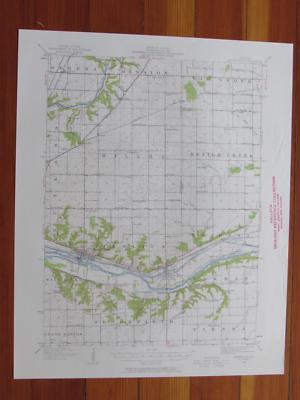 Marseilles Illinois 1958 Original Vintage USGS Topo Map | eBay
