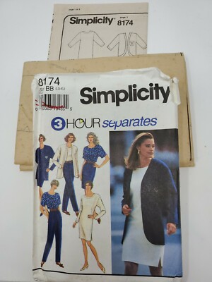 uncut Simplicity 8174 size BB lg- xl, petite pants,skirt,dress,top,jackets | eBay