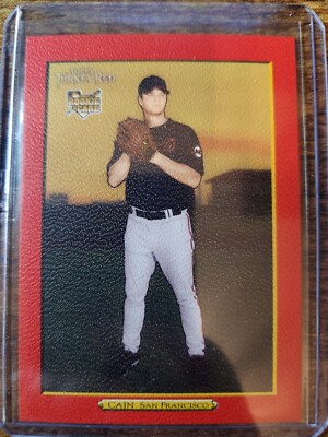 2006 Topps Turkey Red Matt Cain Red SP Rookie RC #609 San Francisco ...