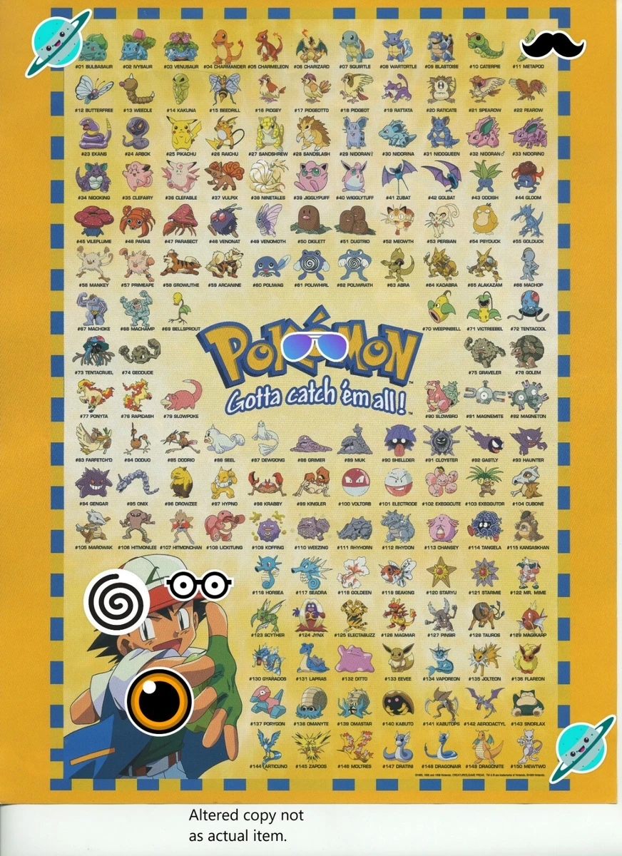 Original Pokemon Characters