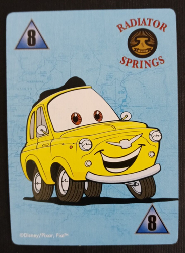 Disney Cars Go Fish Card Game Luigi Triangle #8 | eBay