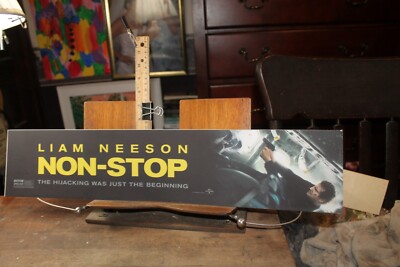 25" x 5" Movie Theater Header Mylar Poster Non-Stop | eBay