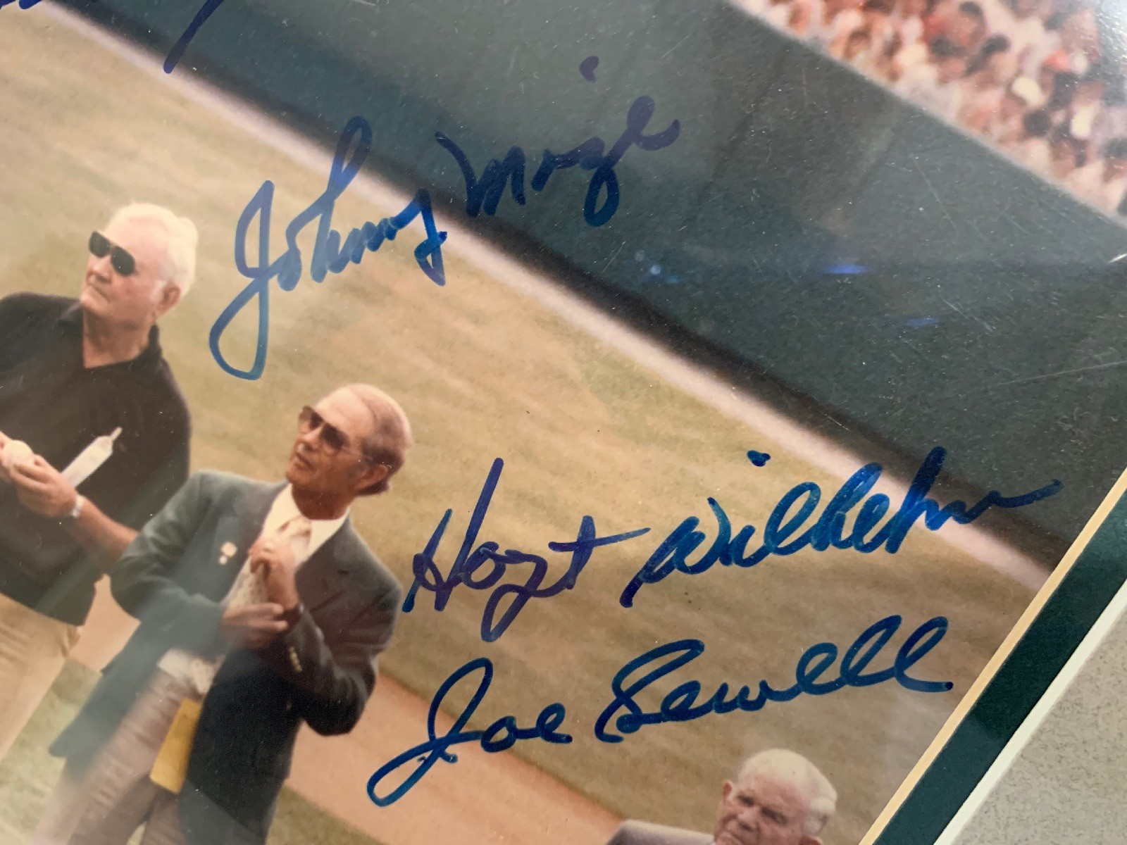 Ted Williams Lefty Gomez Johnny Mike Hoyt Wilhelmina Joe Sewell Signed ...