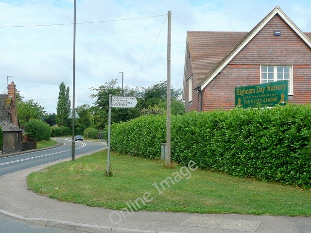Photo 6x4 B4215 at Highnam Highnam Green Looking towards Newent from ...