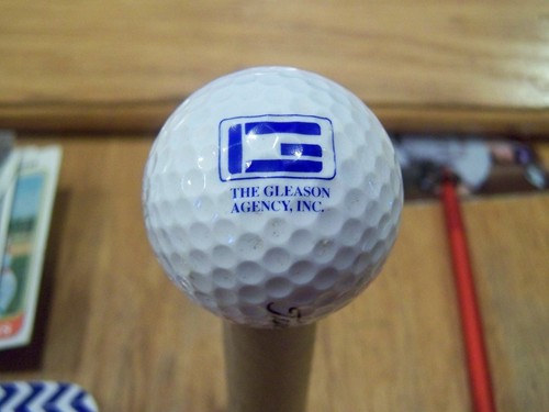 THE GLEASON AGENCY INC. LOGO GOLF BALL TITLEIST | eBay
