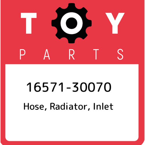16571-30070 Toyota Hose, radiator, inlet 1657130070, New Genuine OEM ...