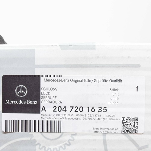 NEW MERCEDES-BENZ C W204 FRONT RIGHT DOOR LOCK RHD A2047201635 ORIGINAL ...
