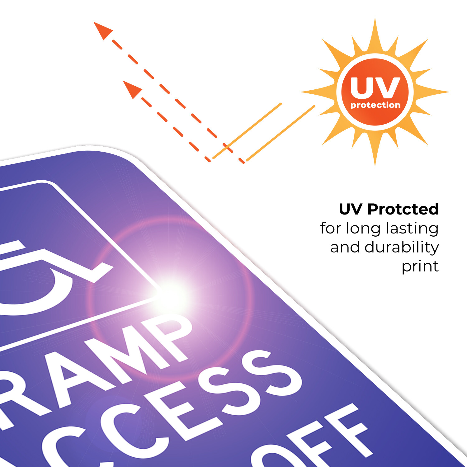 Ramp Access Drop Off Area Sign, | eBay