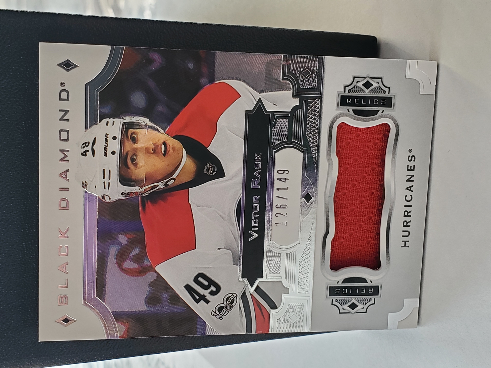 2017-18 Upper Deck Black Diamond Relics 126/149 Victor Rask #BDB-VR ...